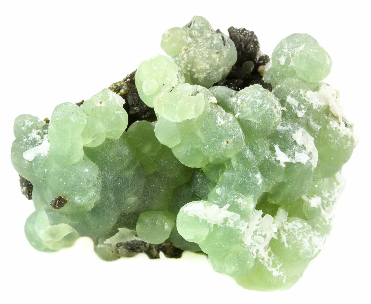 3" Spherical Prehnite with Epidote and Stilbite - Mali For Sale (#56095 ...